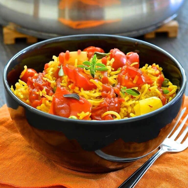 One-Pot Spicy Vegetable Rice - A Virtual Vegan