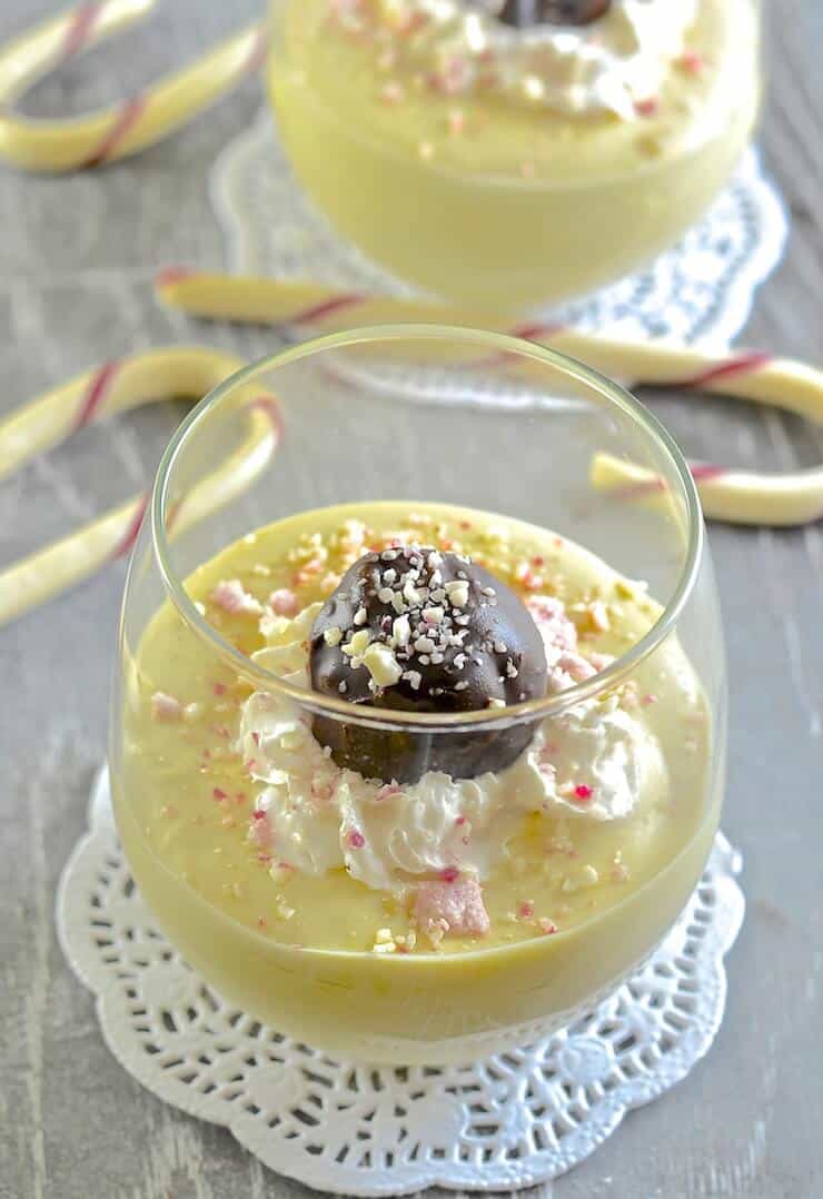 White Chocolate Peppermint Vegan Pudding - A Virtual Vegan