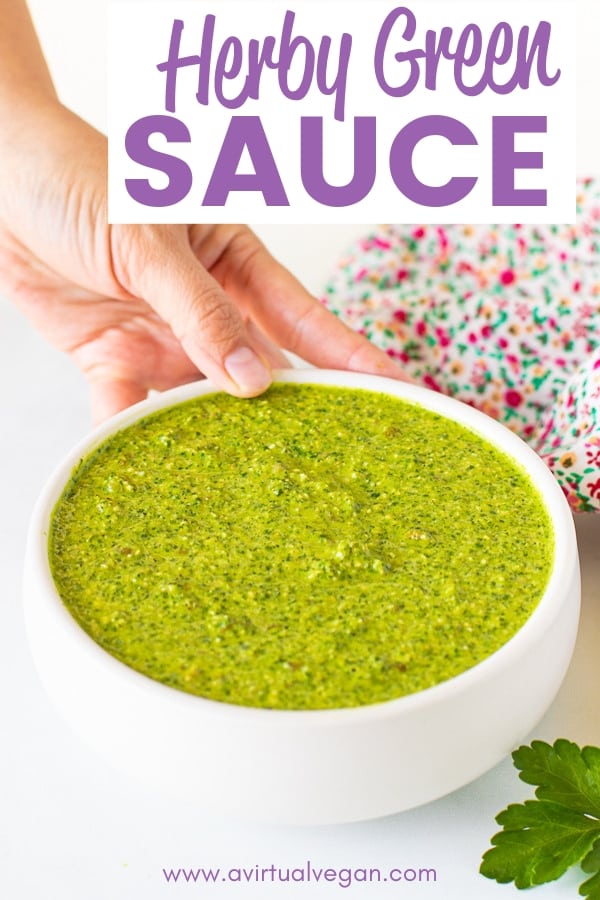 Green Sauce - A Virtual Vegan