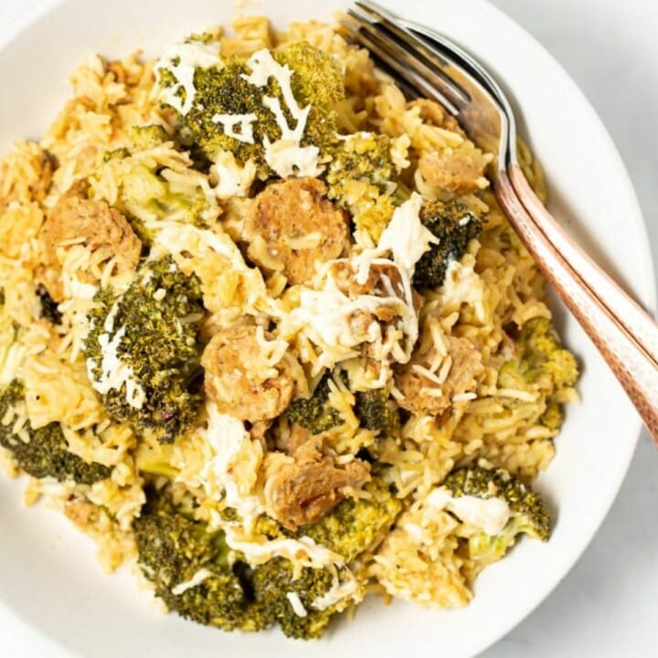 Vegan Broccoli Rice Casserole - A Virtual Vegan