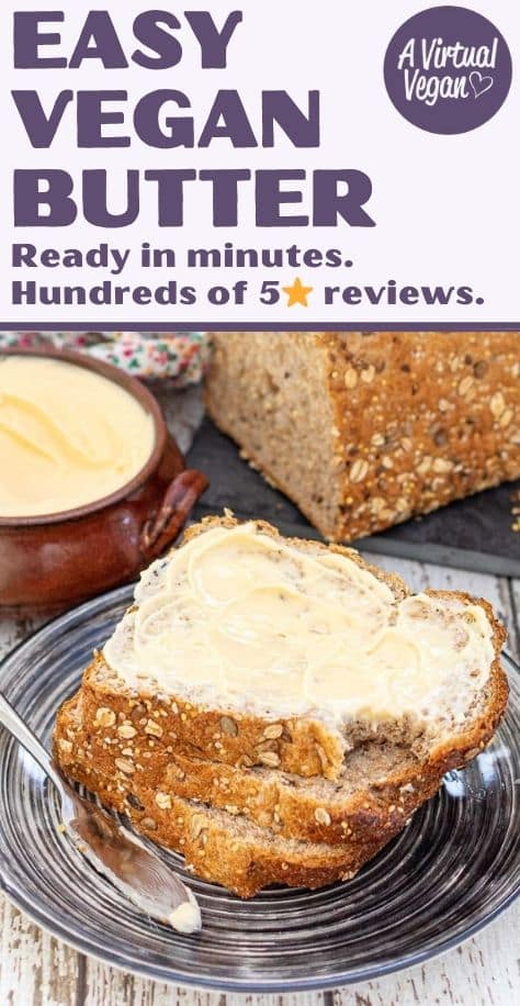 Vegan Butter - With hundreds of 5⭐️ reviews! - A Virtual Vegan