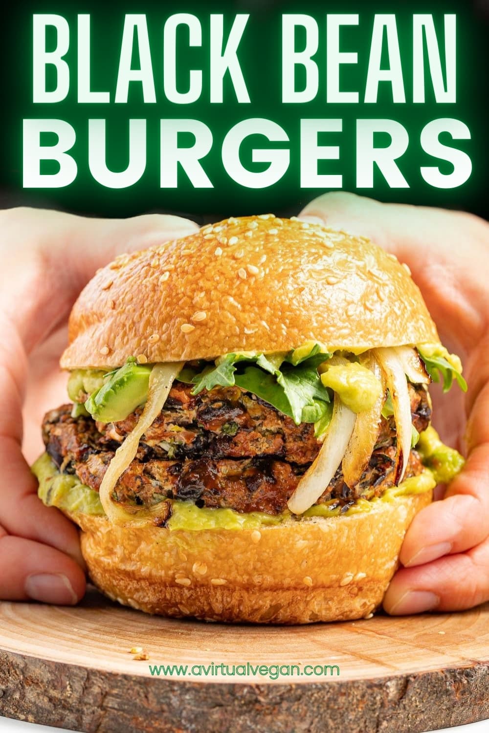 Vegan Black Bean Burgers - (gluten-free) - A Virtual Vegan