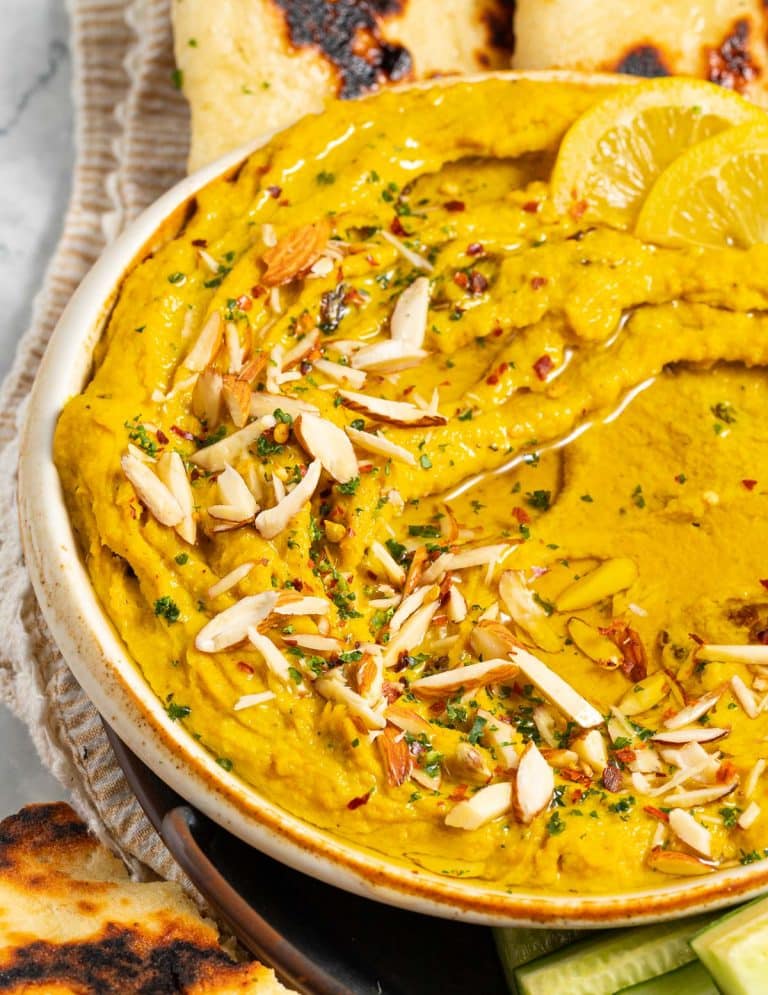 Curry Hummus - A Virtual Vegan
