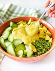 Vegan Avocado Dressing - A Virtual Vegan
