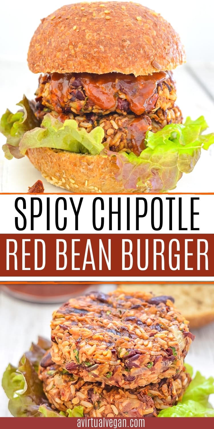 Spicy Chipotle Red Bean Burgers - A Virtual Vegan