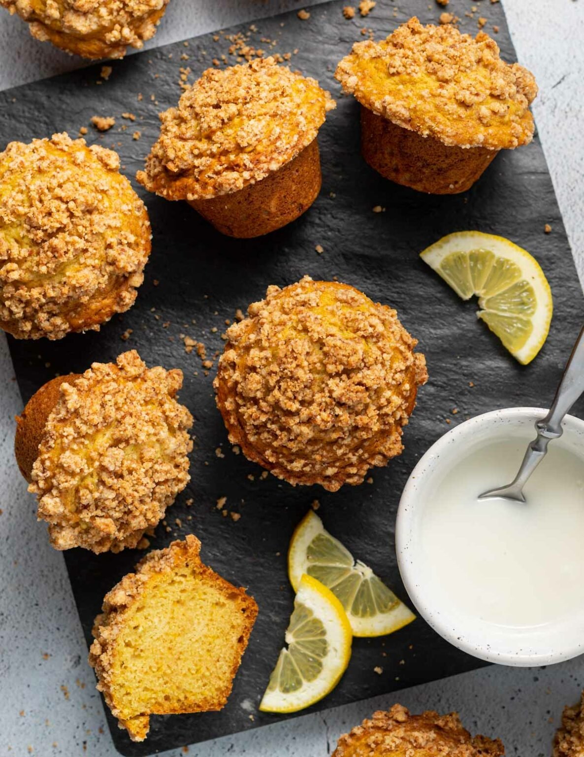 Vegan Lemon Muffins with Streusel - A Virtual Vegan