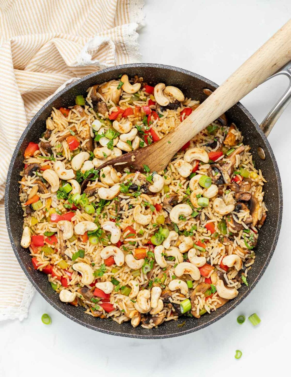 Easy Mushroom Fried Rice - A Virtual Vegan
