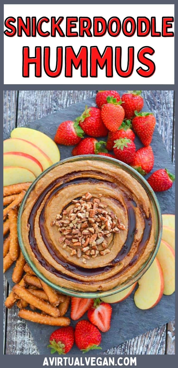 Snickerdoodle Hummus - A Virtual Vegan