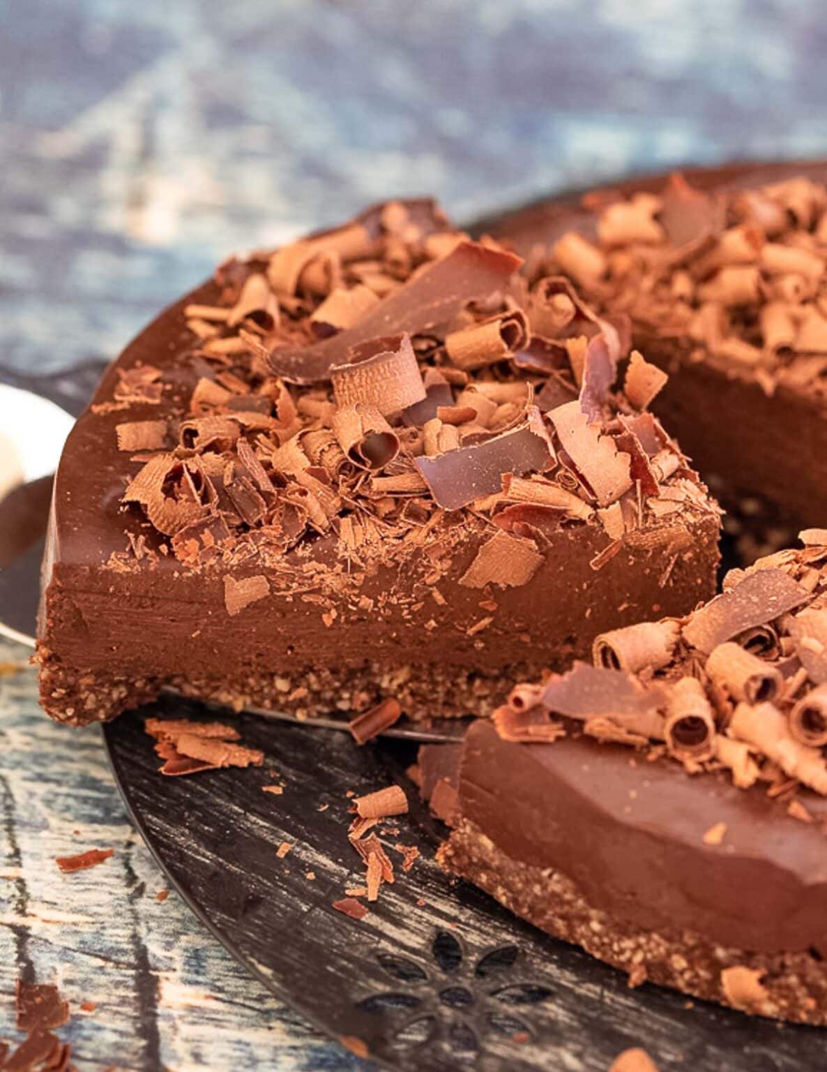 No Bake Chocolate Cake - A Virtual Vegan