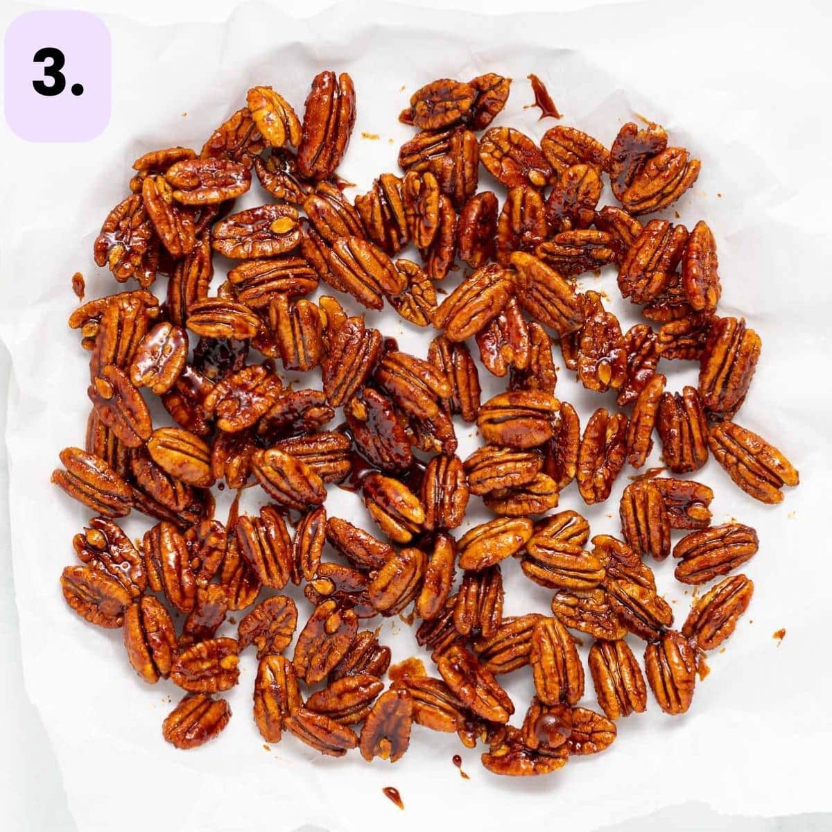 Stovetop Candied Pecans - Ready in 5 mins - A Virtual Vegan
