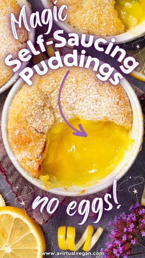 Lemon Self-Saucing Puddings – Vegan-News.net