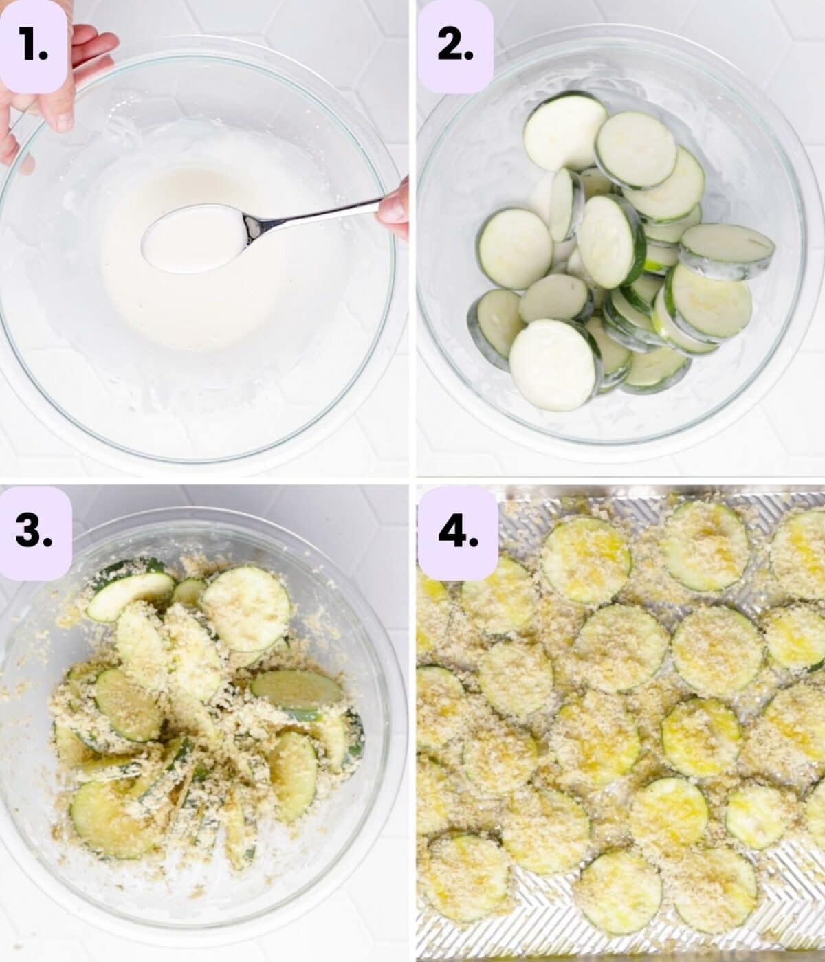 Crispy Baked Zucchini Slices - A Virtual Vegan