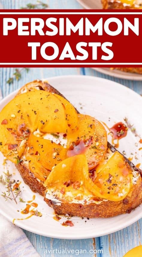 Persimmon Toasts – Vegan-News.net