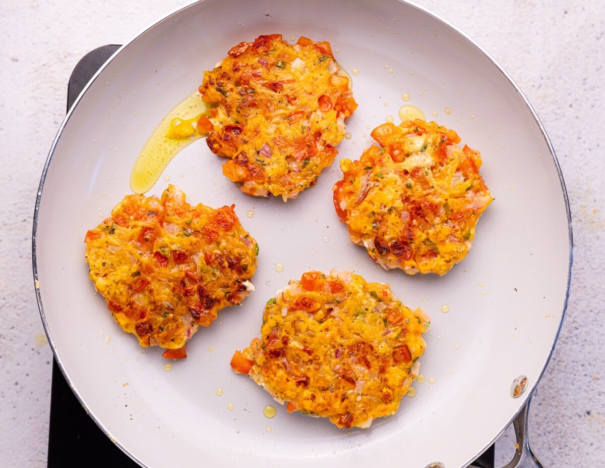 Easy Tomato Fritters - A Virtual Vegan