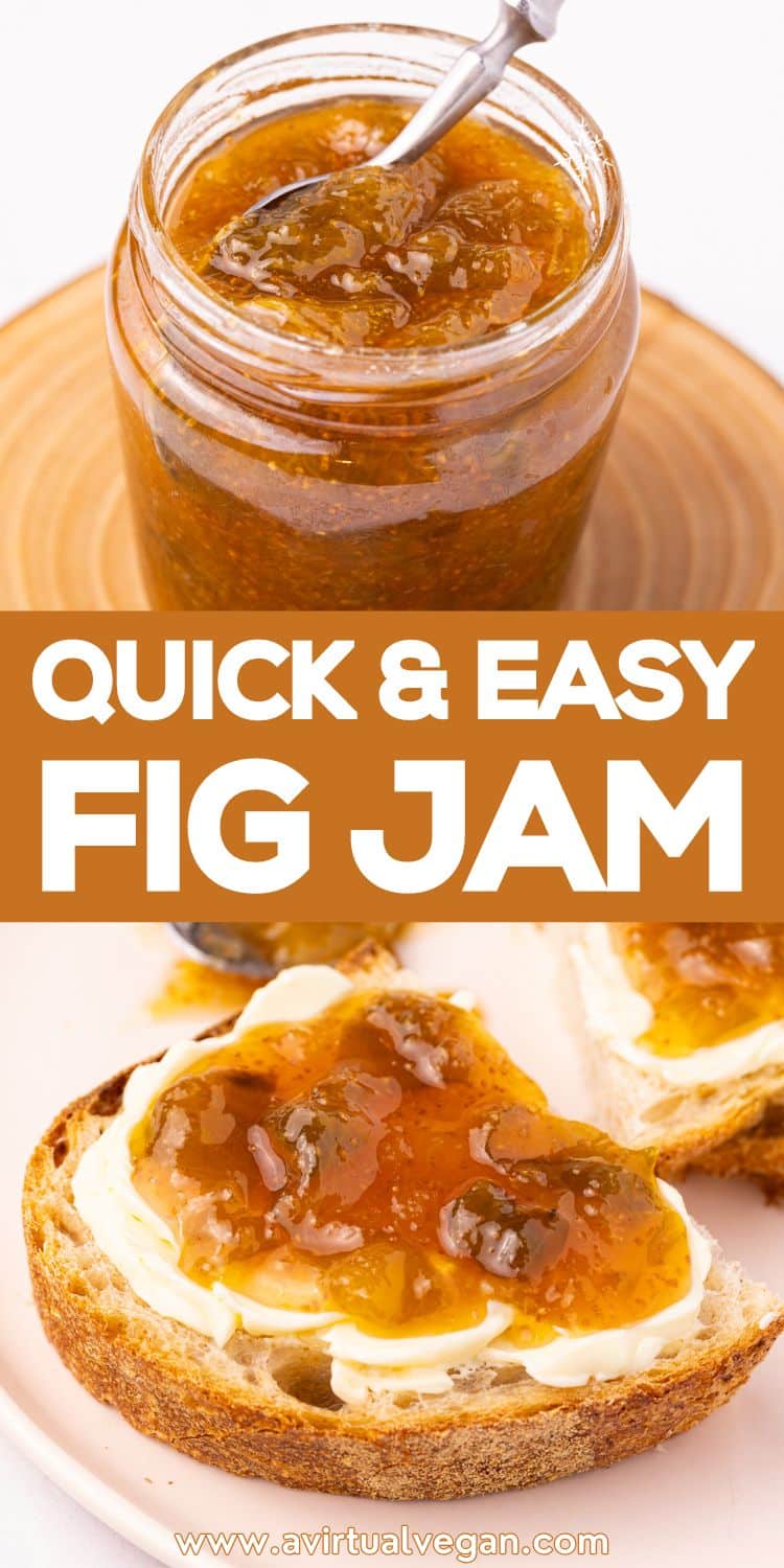 Easy Fig Jam - A Virtual Vegan