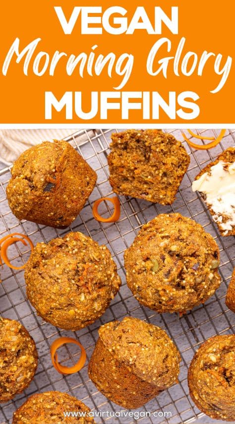Vegan Morning Glory Muffins - A Virtual Vegan