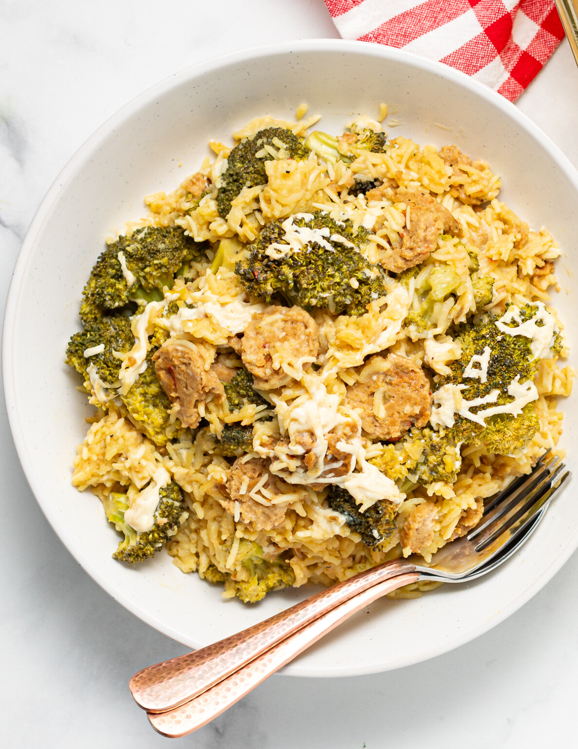 Vegan Broccoli Rice Casserole - A Virtual Vegan