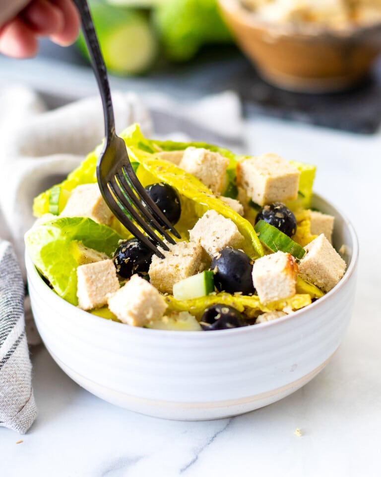 Vegan Feta Cheese (it tastes just like real feta!) - A Virtual Vegan